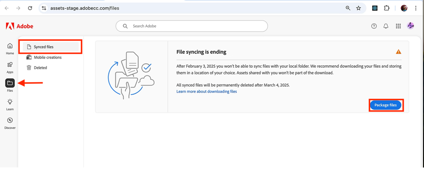 Adobe Ending Support for Creative Cloud Synced Files - Fairleigh ...